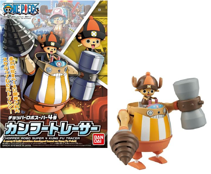 ONE PIECE - Model Kit - Chopper Robo Super 4 Kung Fu Tracer - 10 CM ...