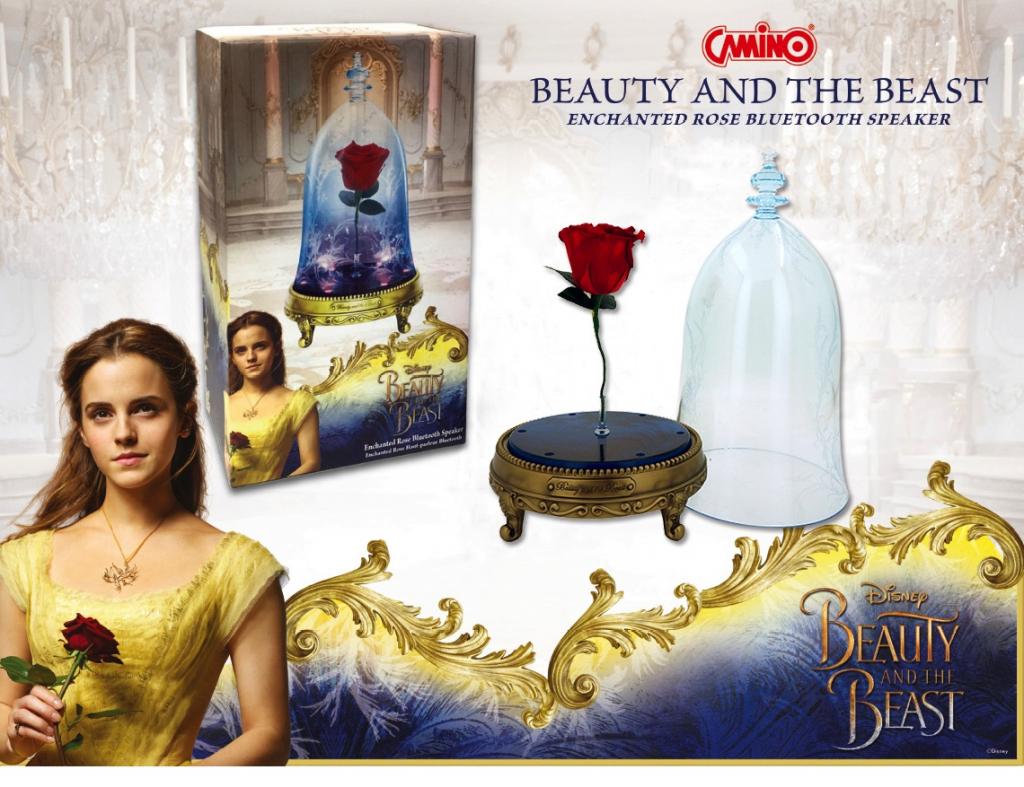 DISNEY - Beauty and the Beast Enchanted Rose Bluetooth Speaker : ShopForGeek.com: Audio DISNEY