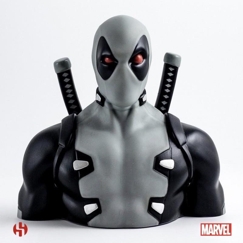 MARVEL - Money Box Blister Box - Deadpool X-Force Version Bust 20 cm ...