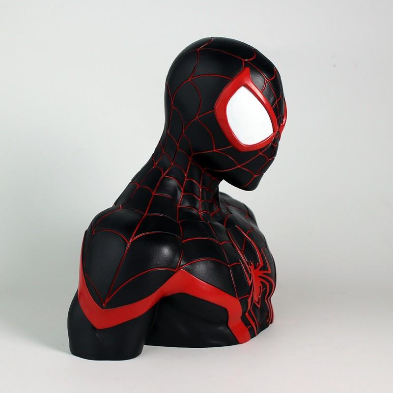 MARVEL - Money Box Blister Box - Miles Morales Deluxe Bust 20 cm ...