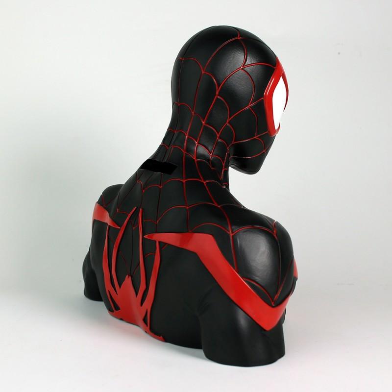 MARVEL - Money Box Blister Box - Miles Morales Deluxe Bust 20 cm ...