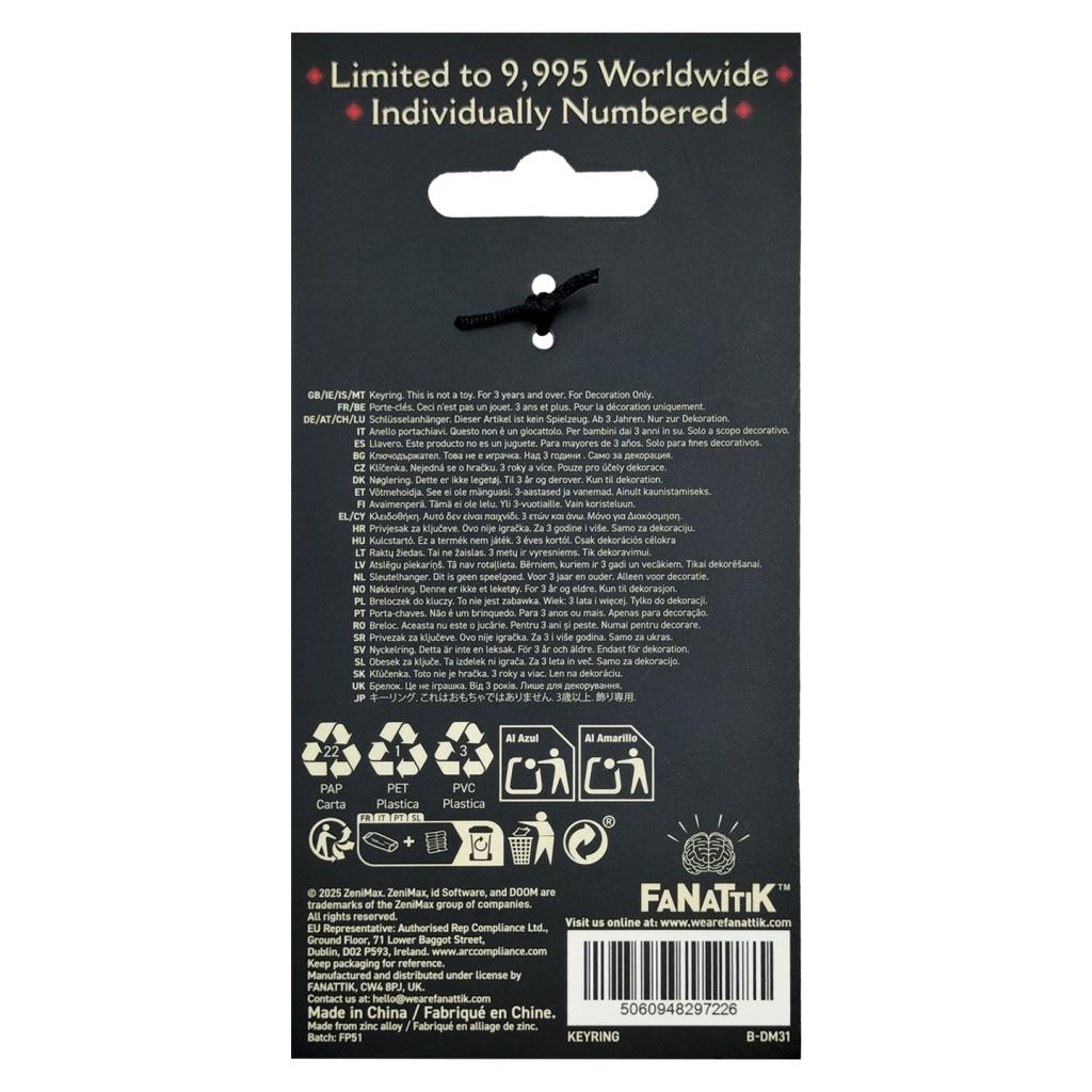 DOOM THE DARK AGES - Skull Crusher - Limited Edition Keyring ...