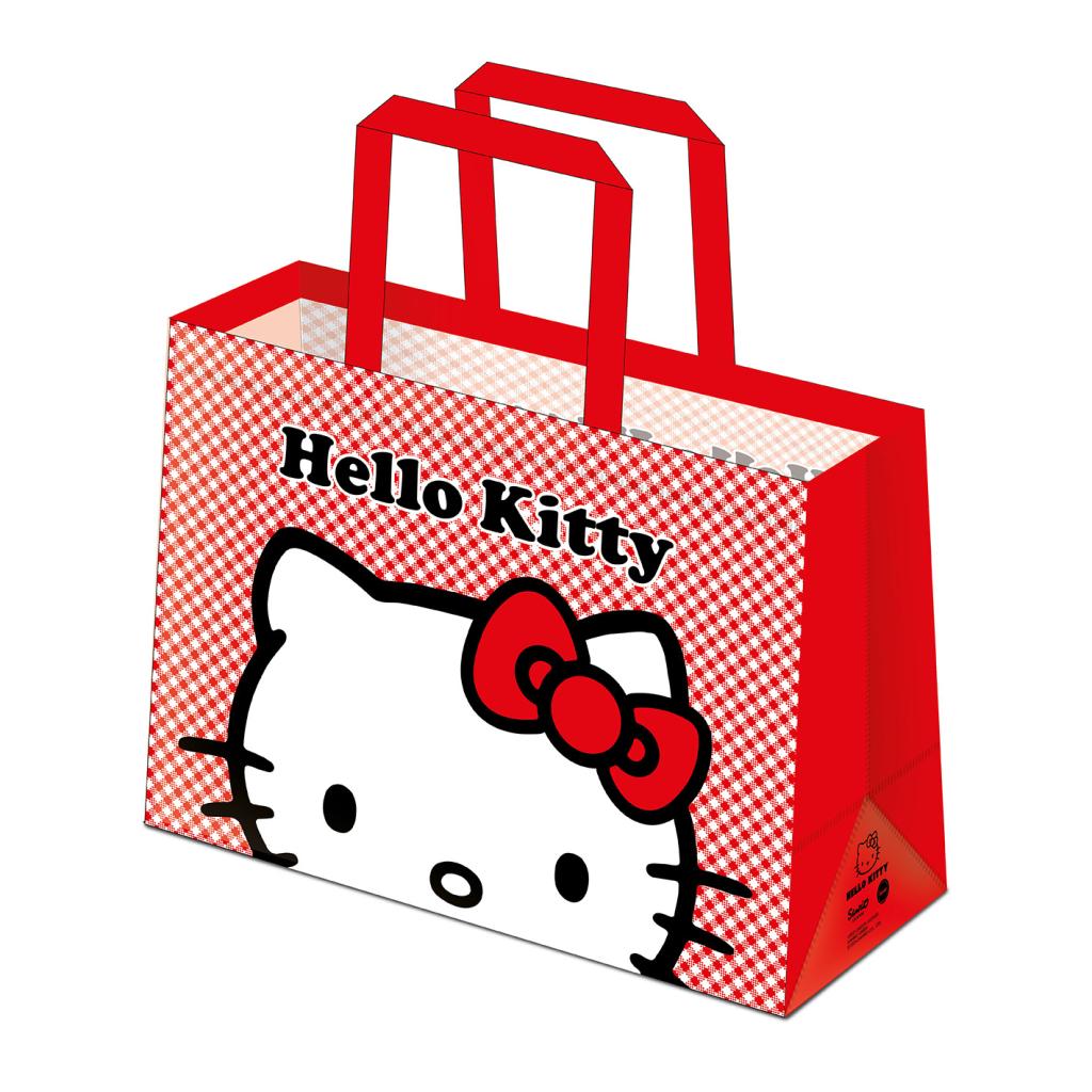 HELLO KITTY - Peeking - Shopping Bag : ShopForGeek.com: Bolsa Pyramid ...