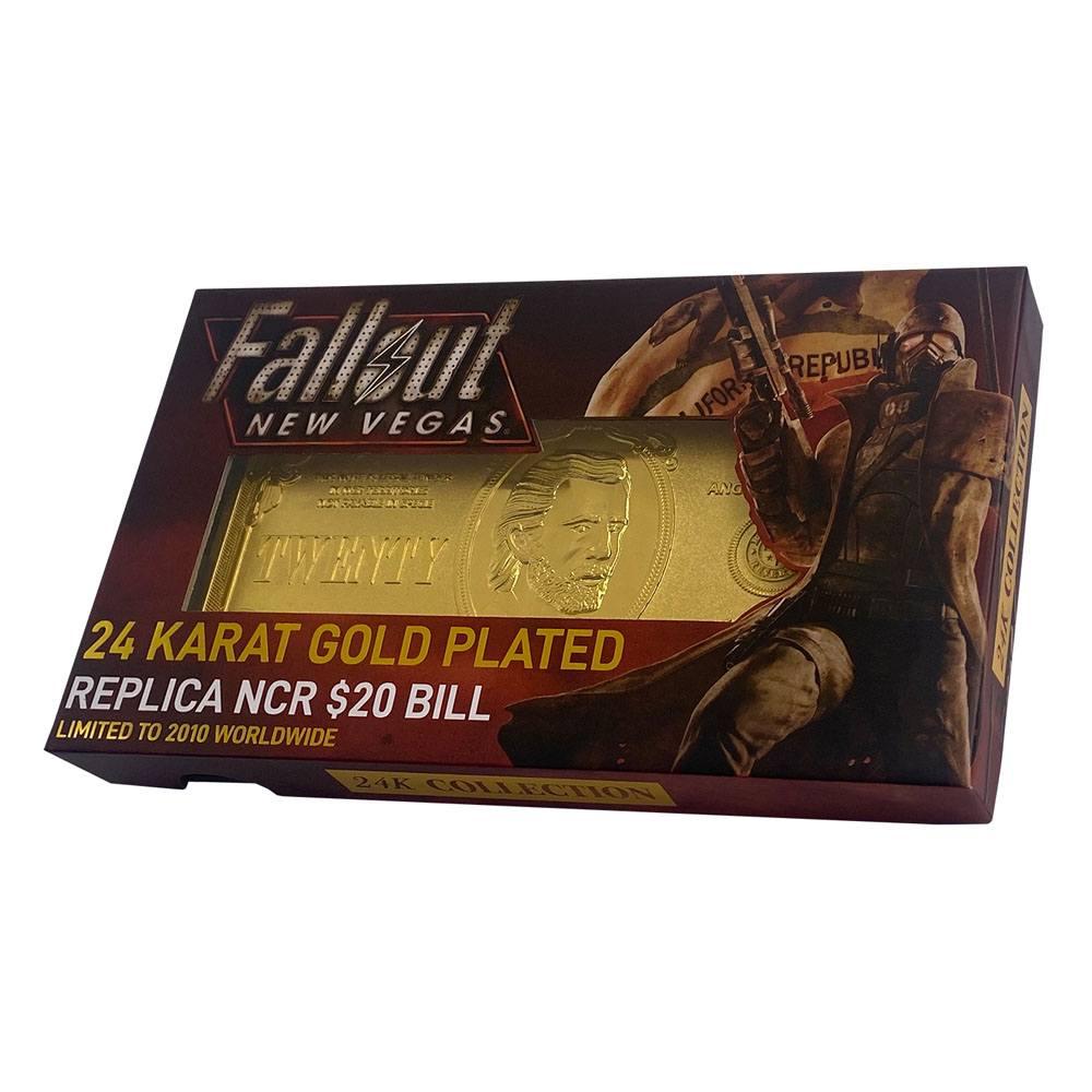 FALLOUT NEW VEGAS - NCR 20$ - 24k Gold Plated Ticket Collector ...