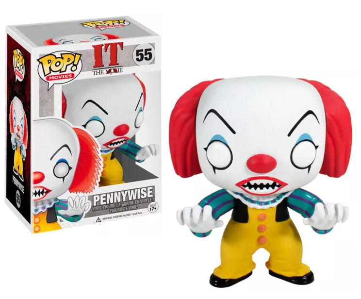 MOVIE - POP N° 55 - Pennywise (IT) : ShopForGeek.com: Bobble Head POP ...