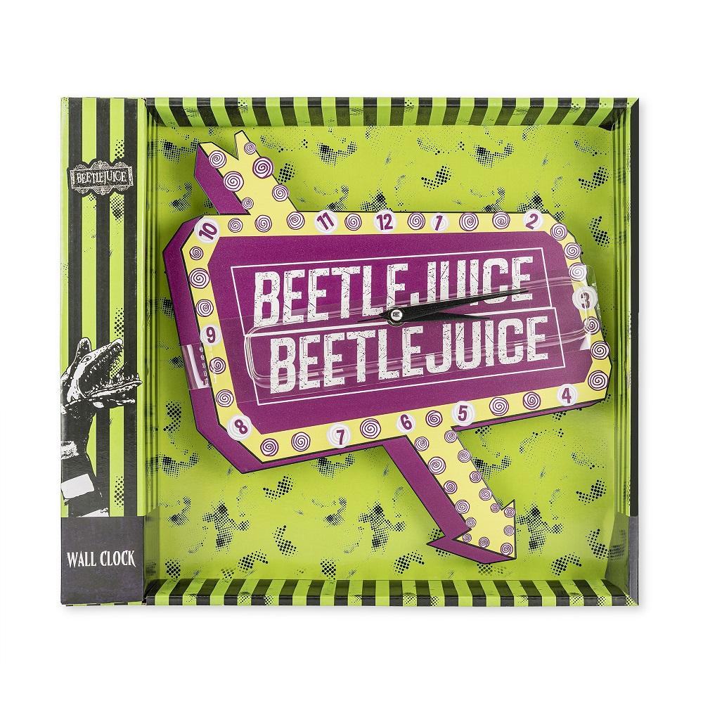 BEETLEJUICE - Sign - Metal Wall Clock : ShopForGeek.com: Clock ...
