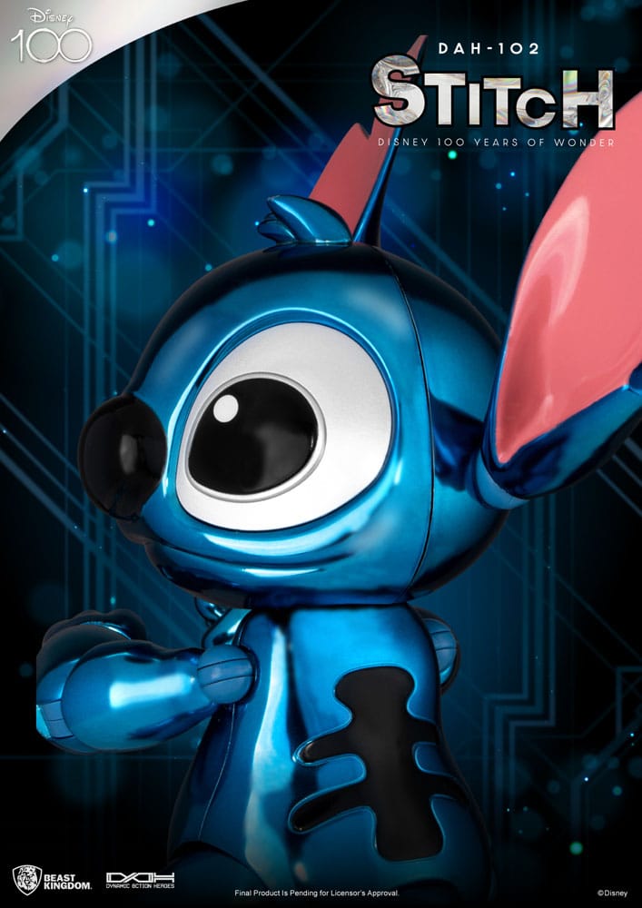 DISNEY 100 YEARS OF WONDER - Stitch - Fig. Dynamic Action Heroes 16cm ...