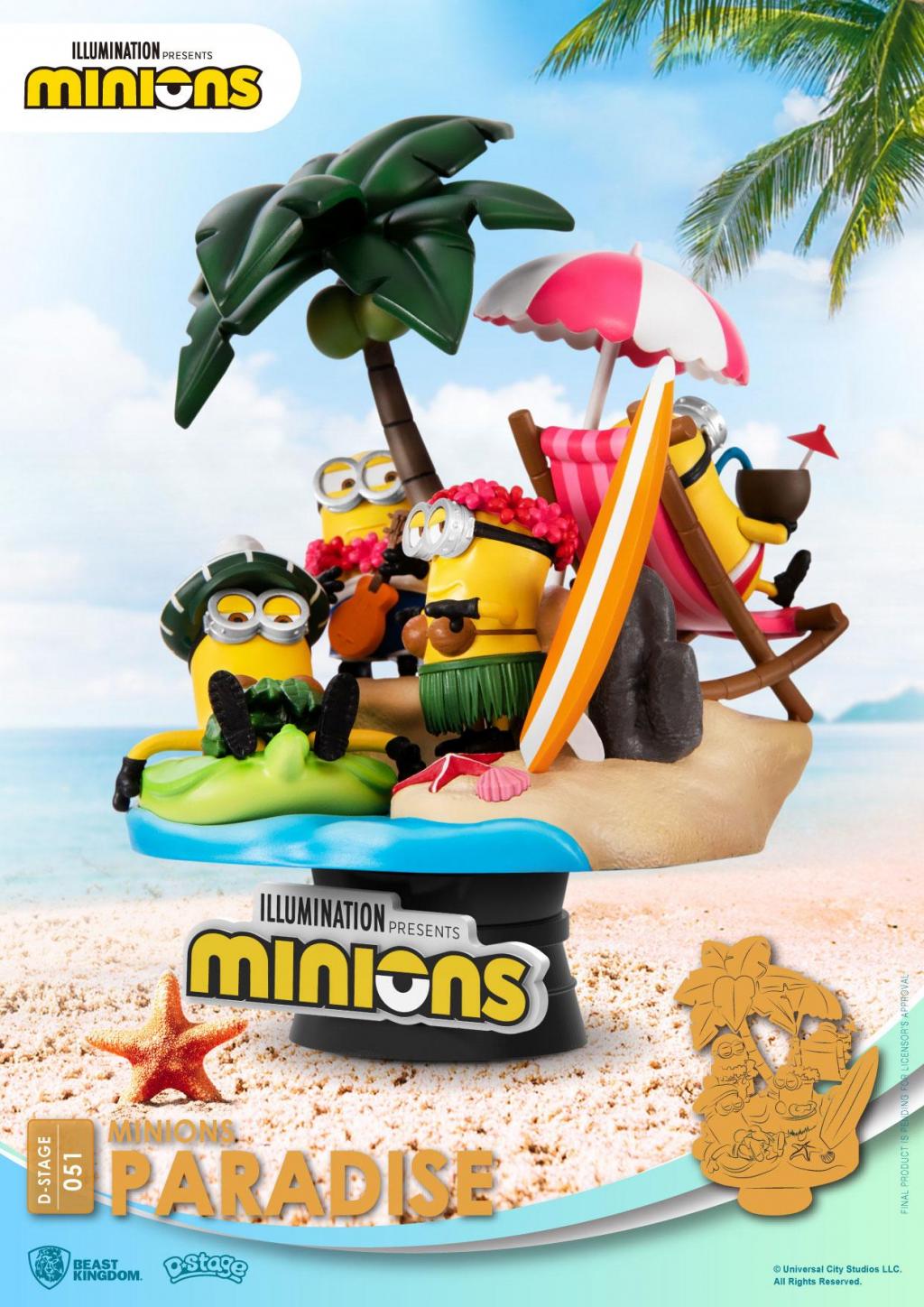 MINIONS - Paradise - Diorama D-Stage 15cm : ShopForGeek.com: Figurines ...