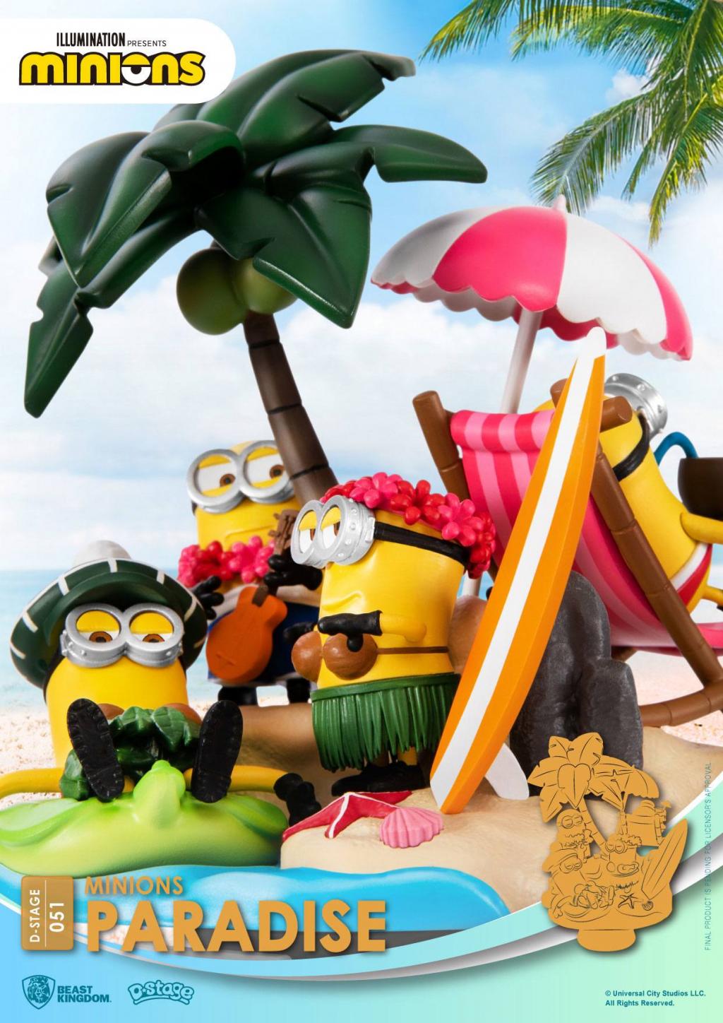 MINIONS - Paradise - Diorama D-Stage 15cm : ShopForGeek.com: Figurines ...