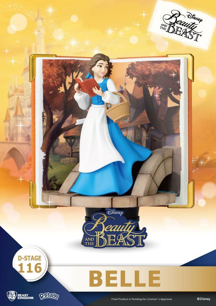 DISNEY - Belle - Statue D-Stage Book Series Diorama PVC 13cm ...
