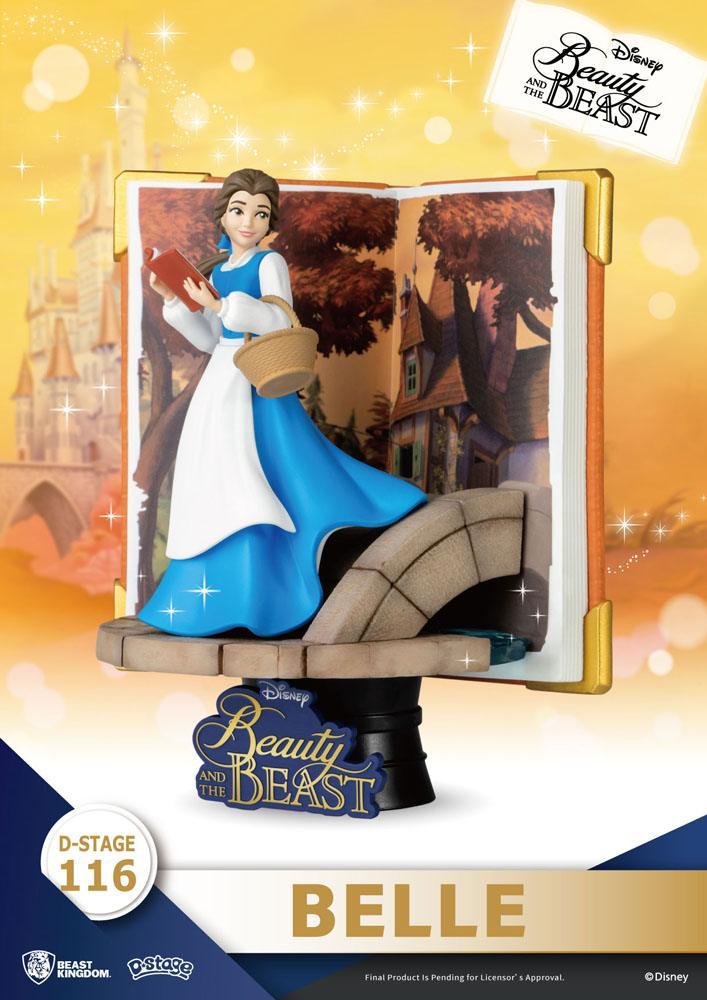 DISNEY - Belle - Statue D-Stage Book Series Diorama PVC 13cm ...