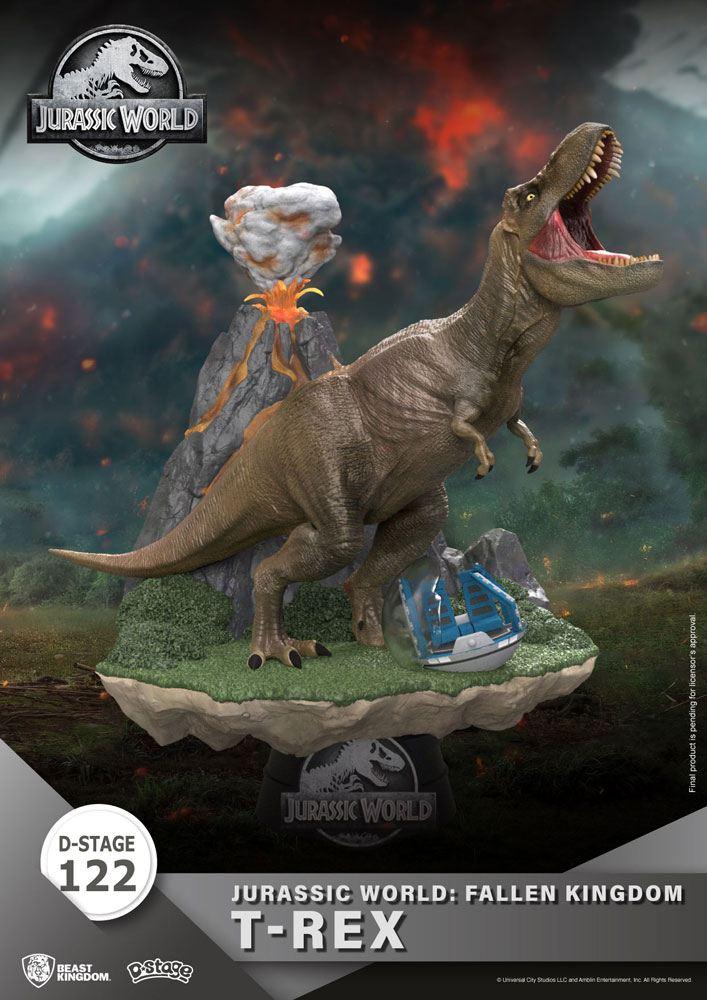 JURASSIC WORLD FALLEN KINGDOM - T-Rex - Diorama D-Stage 13cm ...