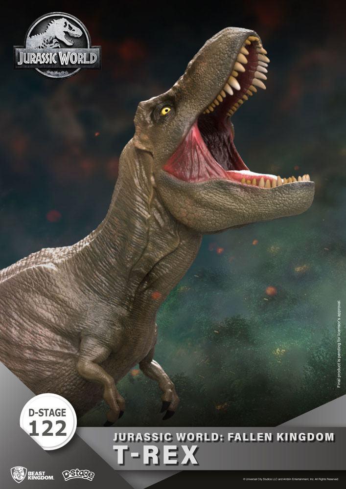 JURASSIC WORLD FALLEN KINGDOM - T-Rex - Diorama D-Stage 13cm ...