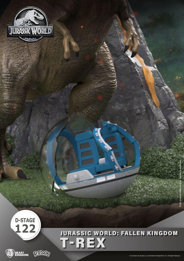 JURASSIC WORLD FALLEN KINGDOM - T-Rex - Diorama D-Stage 13cm ...