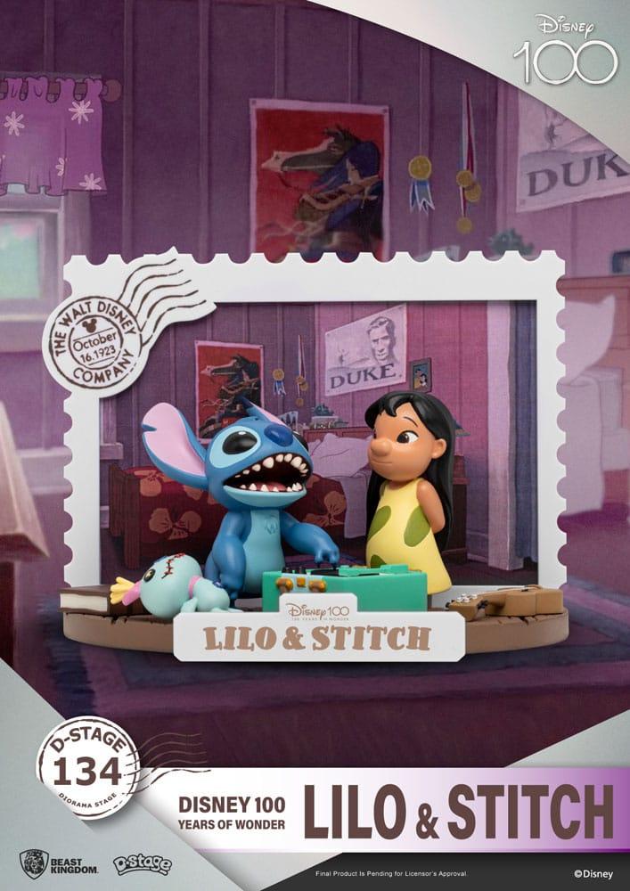 DISNEY - Lilo & Stitch - Diorama D-Stage 100 Years of Wonder 10cm ...