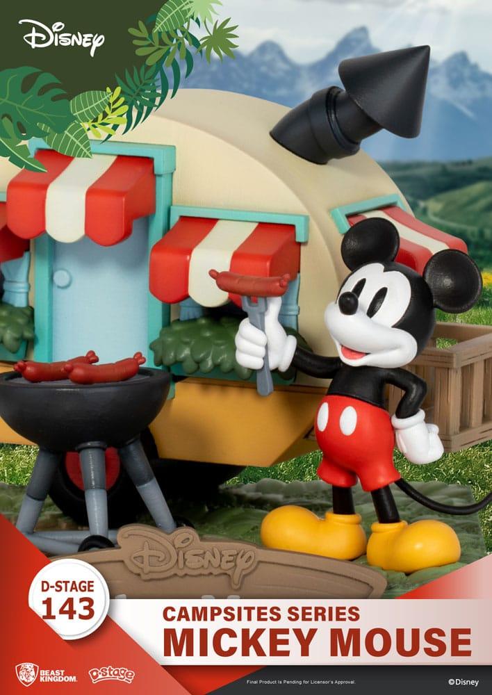 DISNEY - Mickey Mouse - Diorama D-Stage Campsite Series 10cm ...