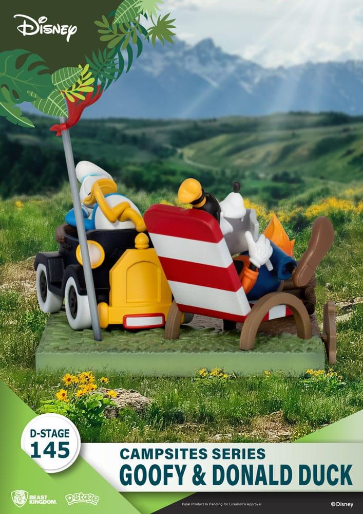 DISNEY - Dingo & Donald Duck - Diorama D-Stage Campsite Series 10cm ...