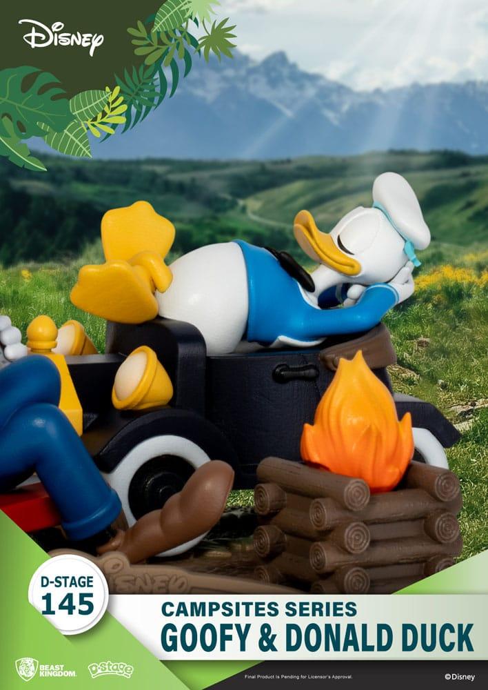 DISNEY - Goofy & Donald Duck - Diorama D-Stage Campsite Series 10cm ...