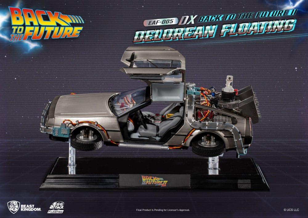 BACK TO THE FUTURE - Floating DeLorean II "Deluxe" - Statue 20cm ...