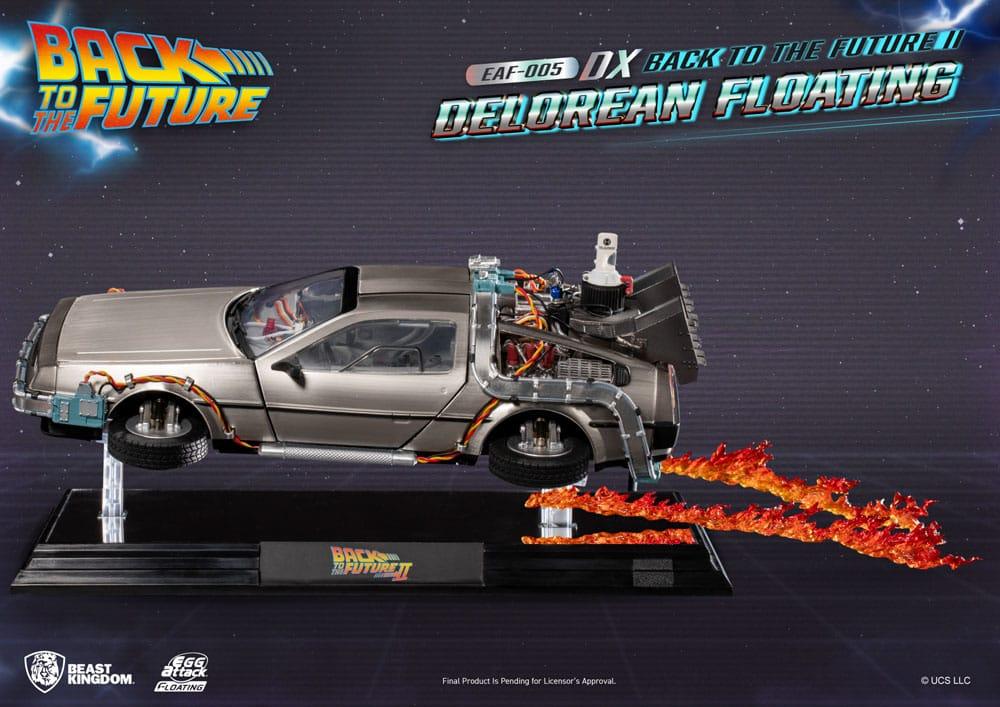 BACK TO THE FUTURE - Floating DeLorean II "Deluxe" - Statue 20cm ...