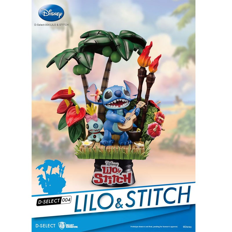 LILO & STITCH - D-Select - Stitch Diorama - 14cm : ShopForGeek.com ...