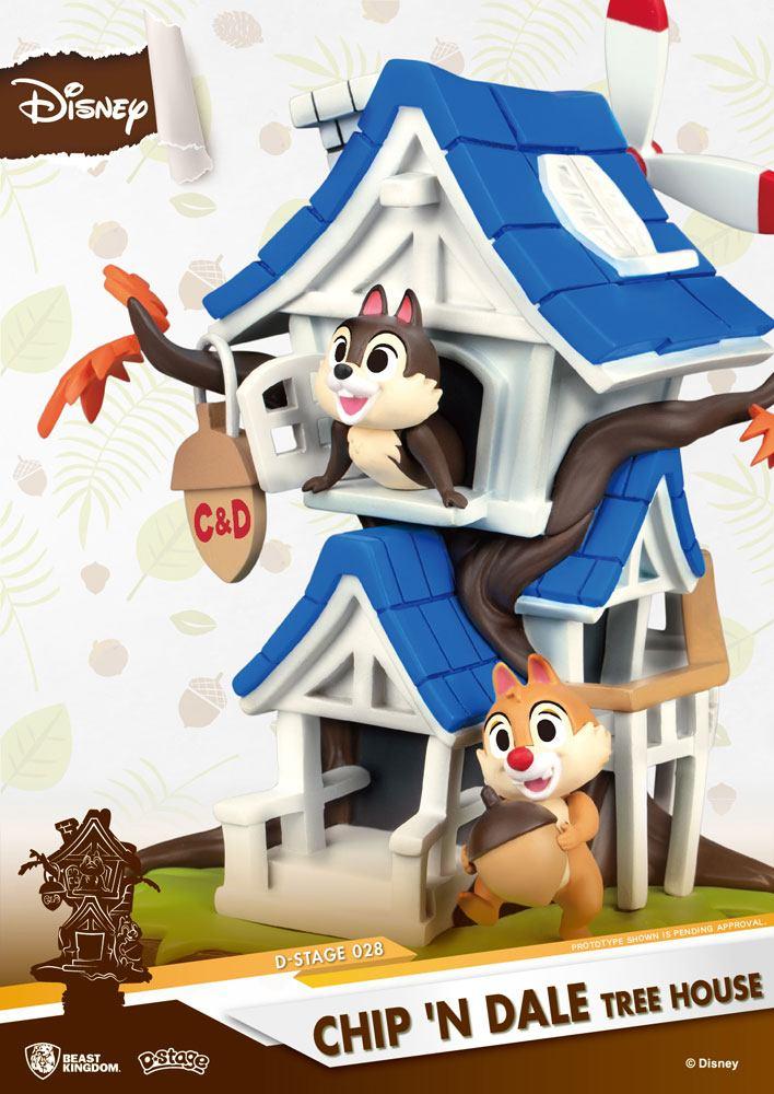 DISNEY - D-Select - Chip'n Dale Tree House - 16cm : ShopForGeek.com ...