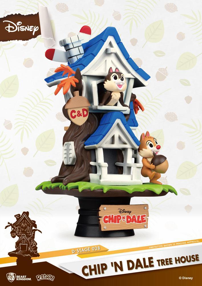 DISNEY - D-Select - Chip'n Dale Tree House - 16cm : ShopForGeek.com ...