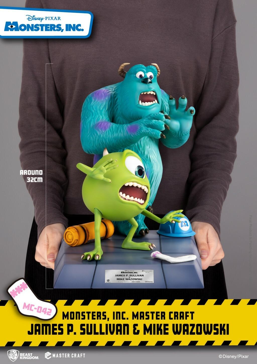 MONSTERS INC - Sulley + Mike - Statue Master Craft 32cm : ShopForGeek ...