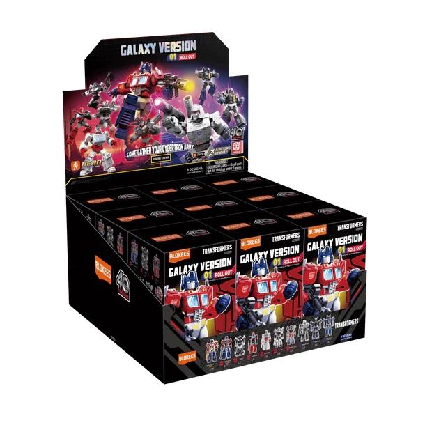 TRANSFORMERS - Galaxy Version 01 - Model Kit Blokees Display 9 pc ...