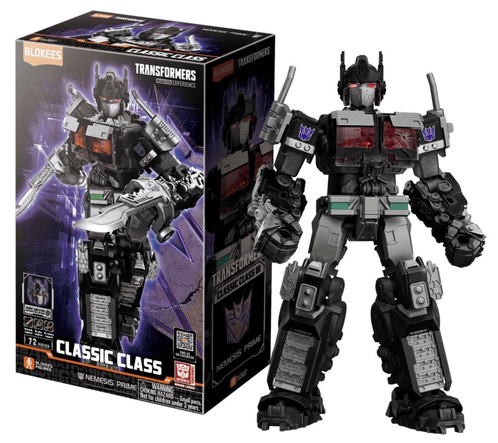 TRANSFORMERS - Nemesis Prime - Model Kit Classic Class Blokees ...