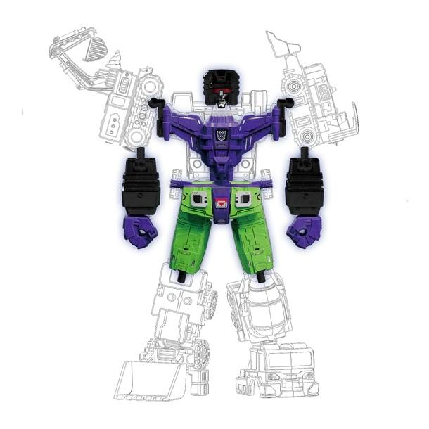 TRANSFORMERS -Devastator Comb. Acc. - Model Kit Defender Vers. Blokees ...