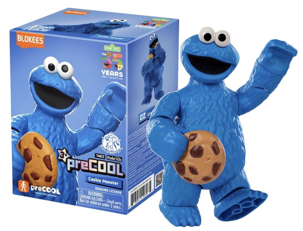 SESAME STREET- Cookie Monster - Model Kit Classic Class Blokees ...