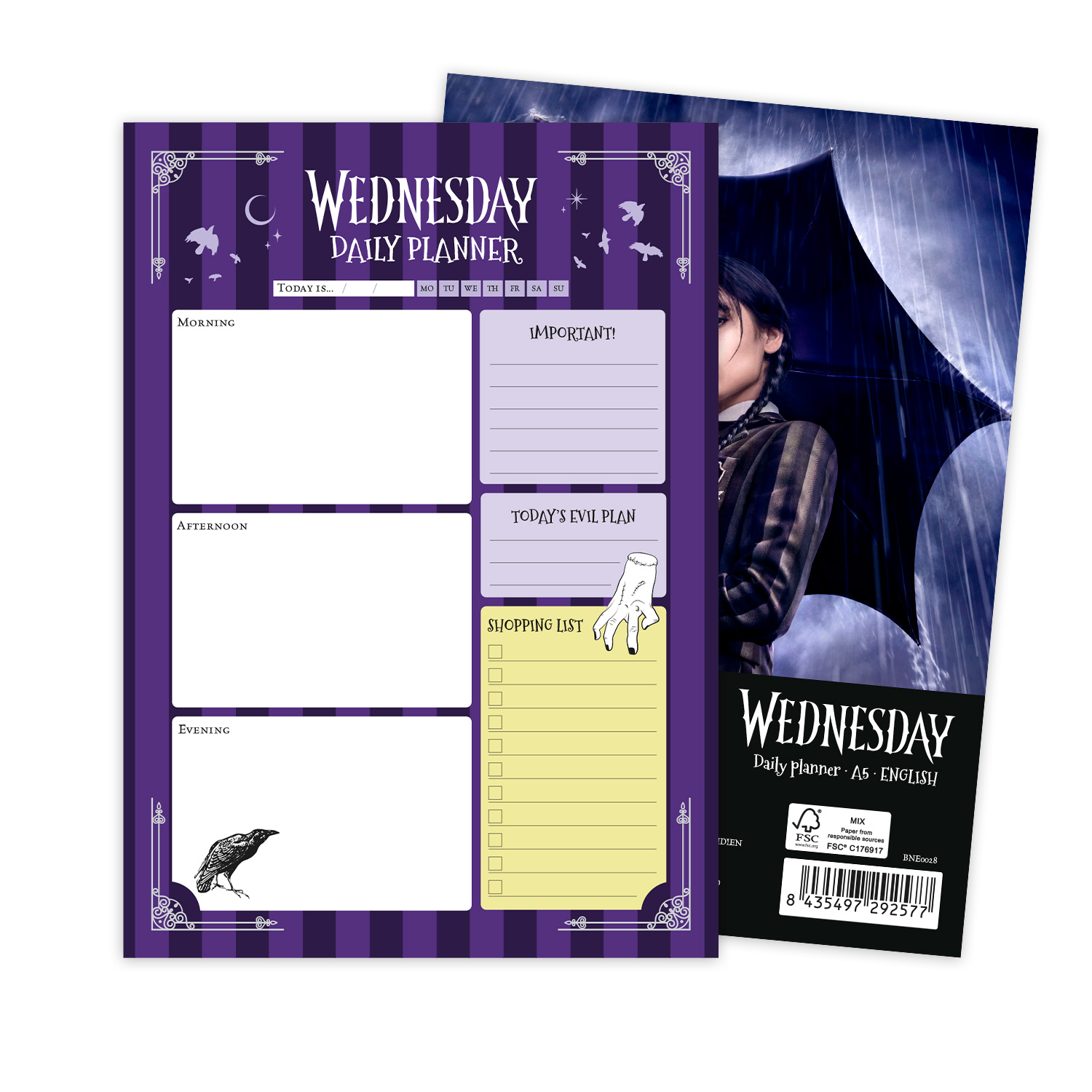WEDNESDAY - Notepad - A5 Daily Planner : ShopForGeek.com: Notebook ...