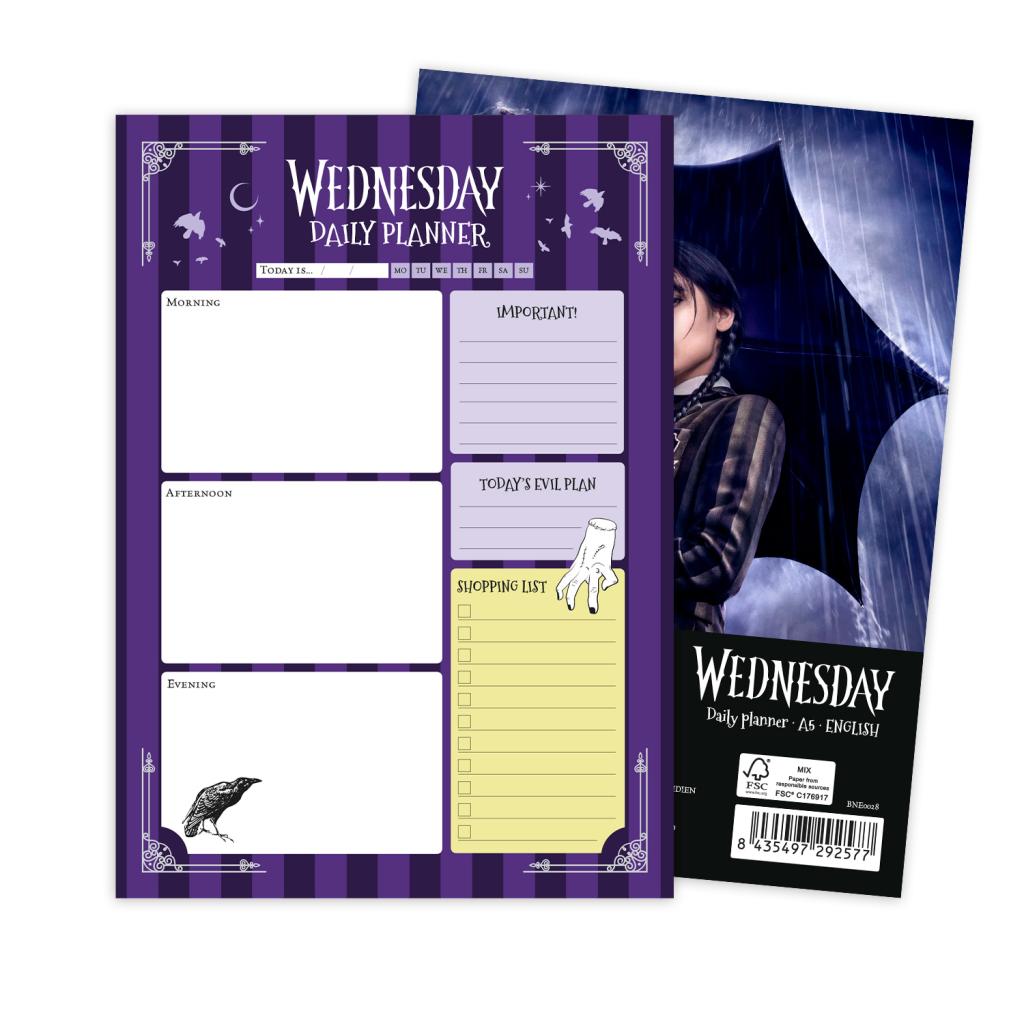 WEDNESDAY - Notepad - A5 Daily Planner : ShopForGeek.com: Notebook ...