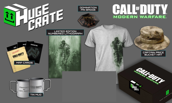 HUGE CRATE - Box Call of Duty Modern Warfare Remastered (XL ...