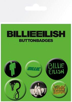BILLIE EILISH - Mix - Pack 6 Badges : ShopForGeek.com: Badges GB Eye Music