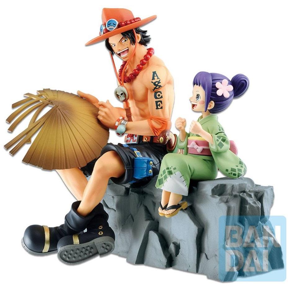 ONE PIECE - Ace & Otama - Figurine Memorial Vignette 20cm : ShopForGeek ...