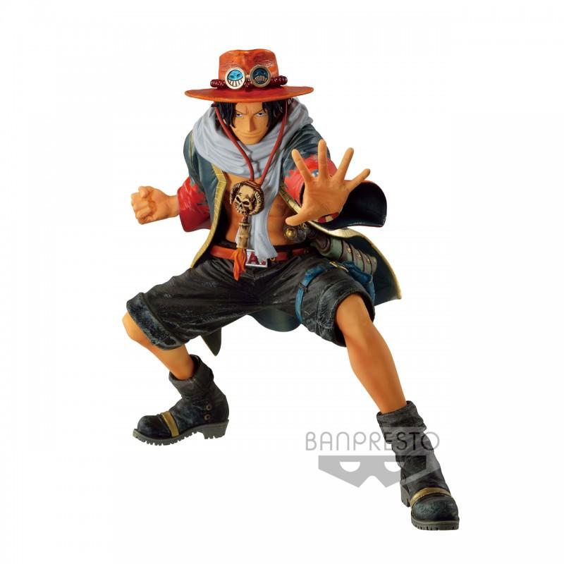 ONE PIECE-Portgas.d.ace-Figure Banpresto chronicle king of artist 20cm ...