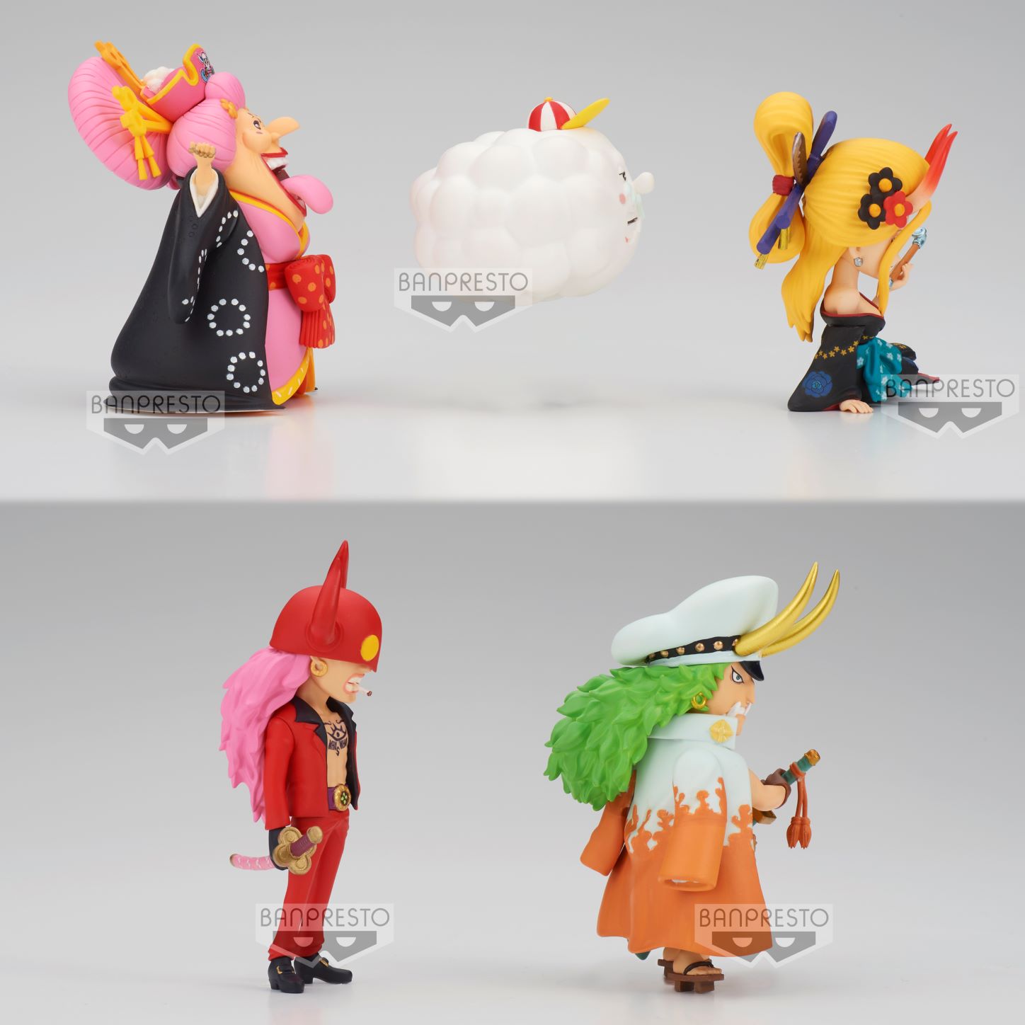 ONE PIECE - Display 12 Figurines WCF Wanokuni Onigashima - 7cm ...
