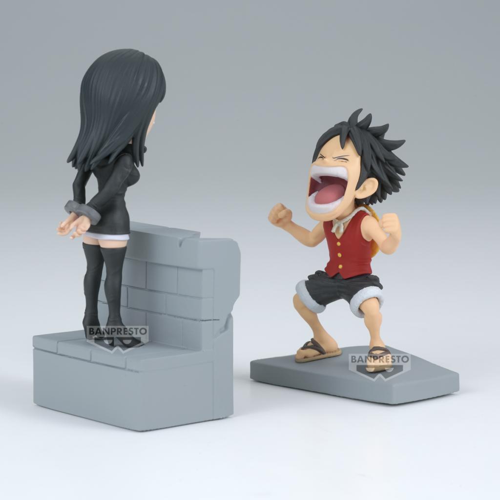 ONE PIECE - Luffy & Nico Robin - Figure WCF Log Stories 10cm ...