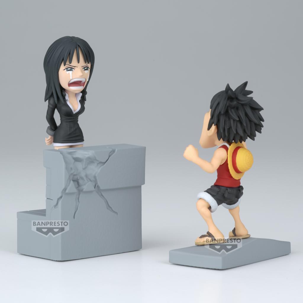 ONE PIECE - Luffy & Nico Robin - Figure WCF Log Stories 10cm ...