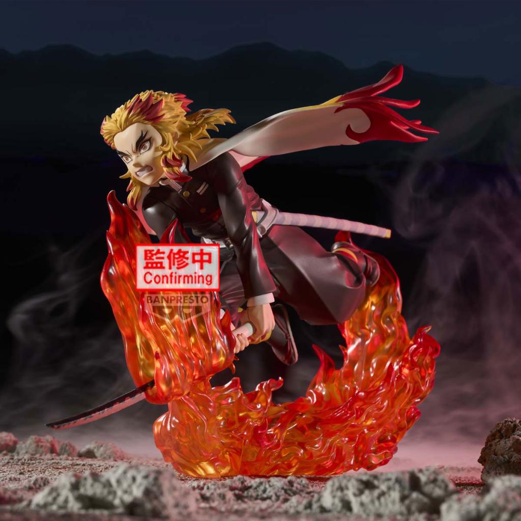 DEMON SLAYER - Kyojuro Rengoku - Figure Vibration Stars Plus 14cm ...