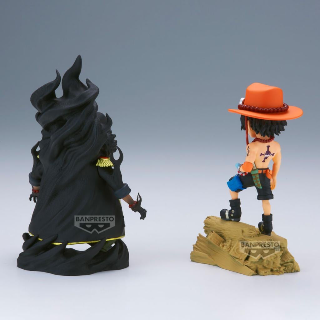 ONE PIECE - Ace VS Marshall D. Teach - Figurine WCF Log Stories 8cm ...