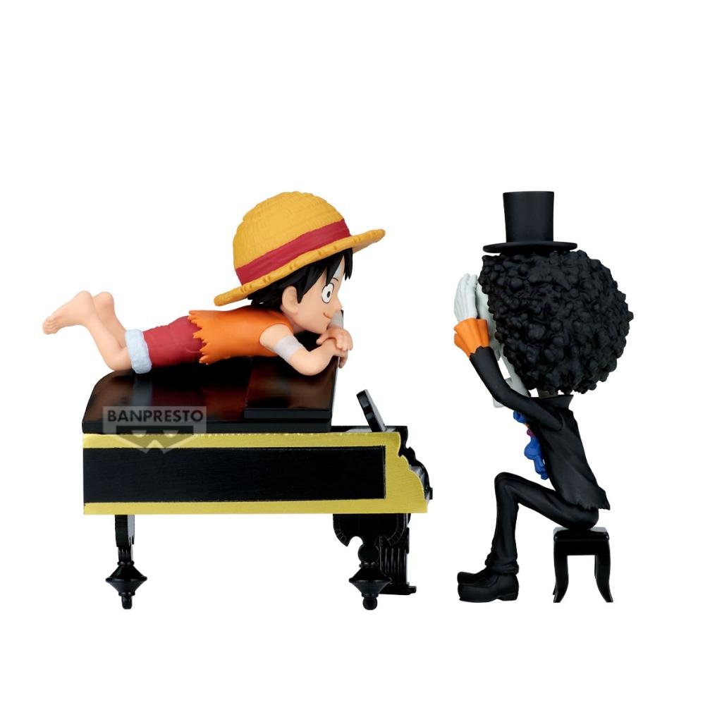 ONE PIECE - Luffy & Brook - Figure WCF Log Stories 8cm : ShopForGeek.com: Figurita Banpresto One ...