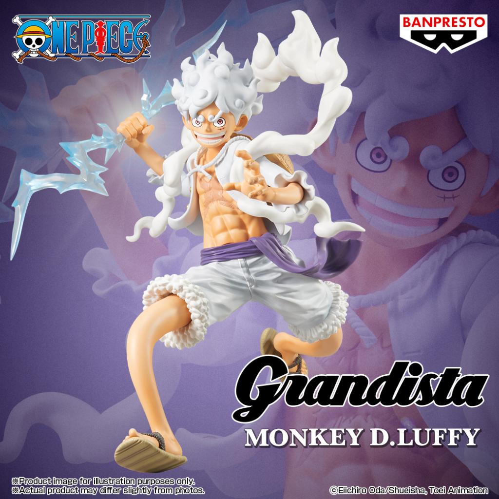 ONE PIECE - Monkey D. Luffy Gear 5 - Figure Grandista 25cm : ShopForGeek.com: Figurines ...