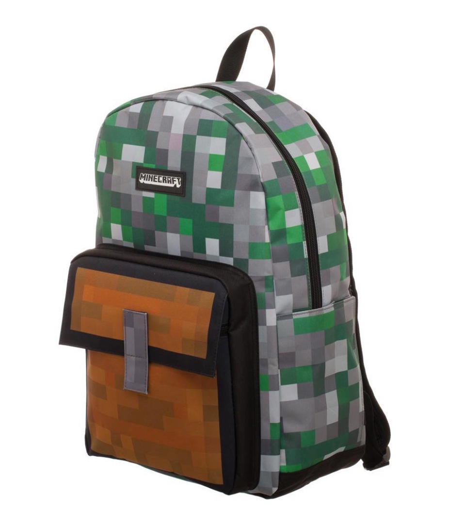 MINECRAFT - Square Pocket Backpack Full Sublimation : ShopForGeek.com ...