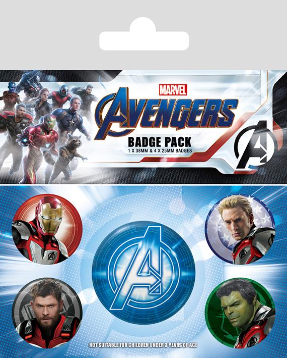 MARVEL - Avengers - Pack 5 badges : ShopForGeek.com: Badges Pyramid Marvel