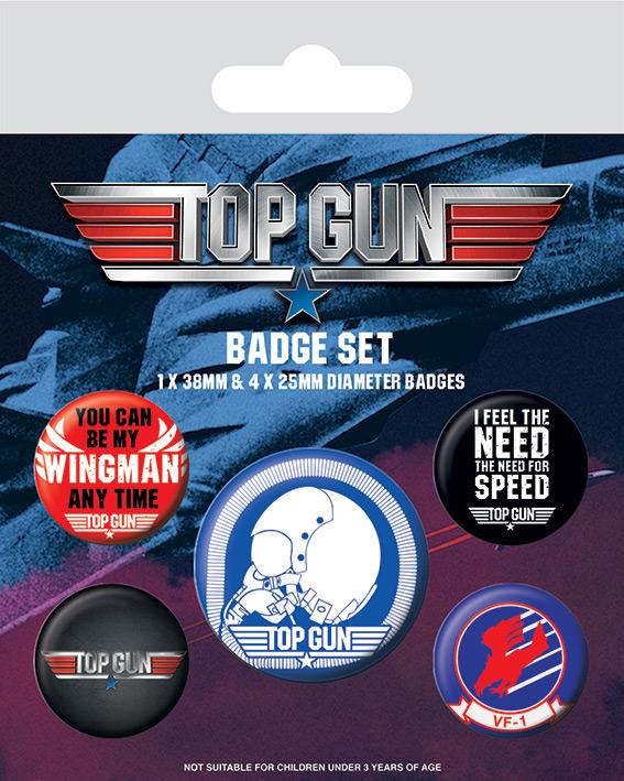 TOP GUN - Iconic - Pack 5 badges : ShopForGeek.com: Badges Pyramid Movie