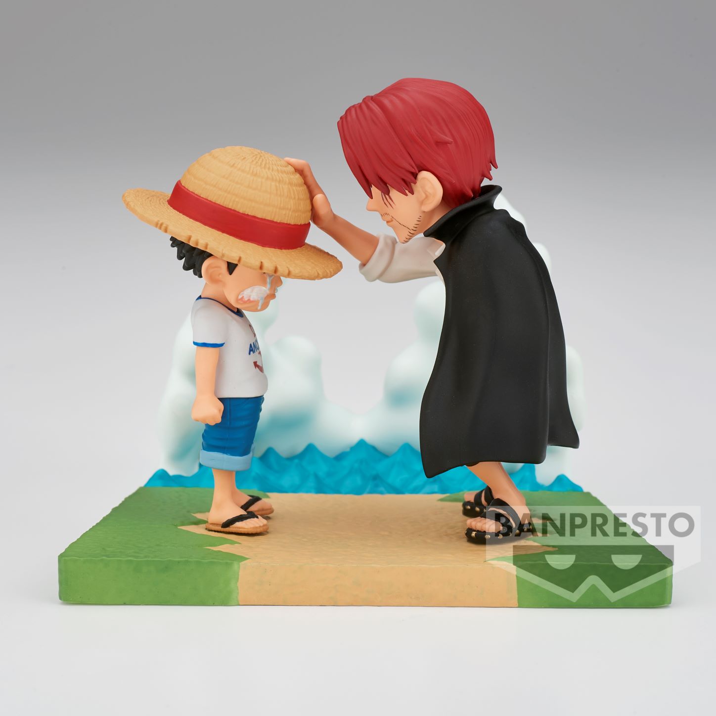 ONE PIECE - Monkey.D.Luffy & Shanks - Figurine WCF-Log Stories 7cm ...