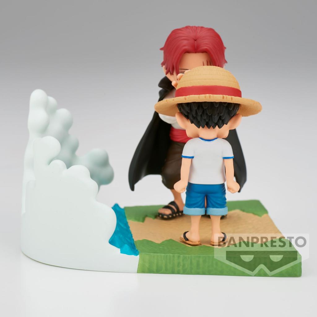 ONE PIECE - Monkey.D.Luffy & Shanks - Figure WCF-Log Stories 7cm ...
